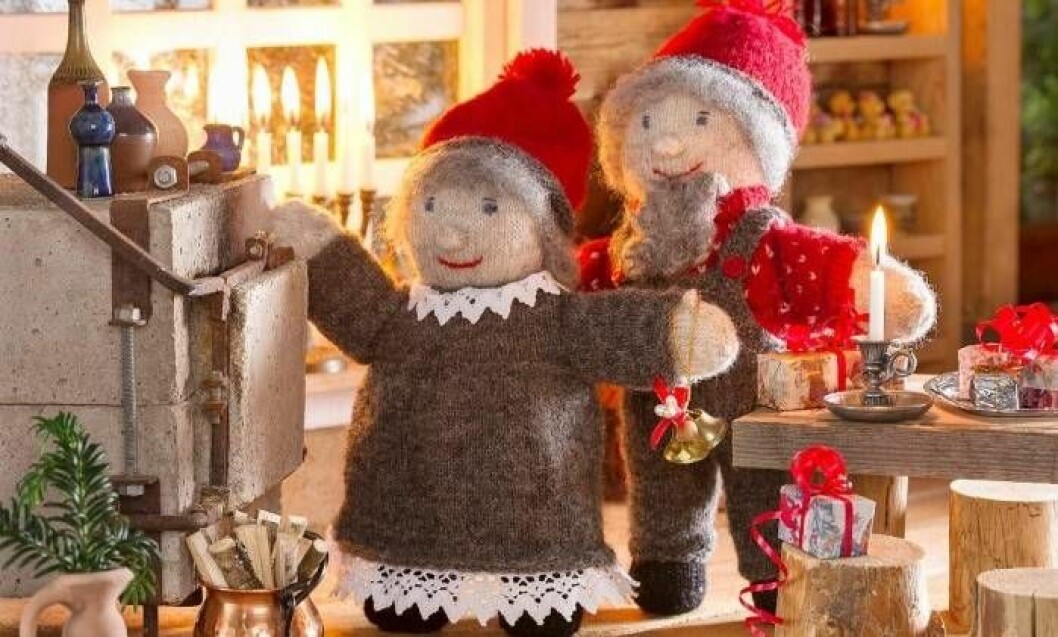 Sticka charmig tomtefamilj i jul – enkel beskrivning | Allas