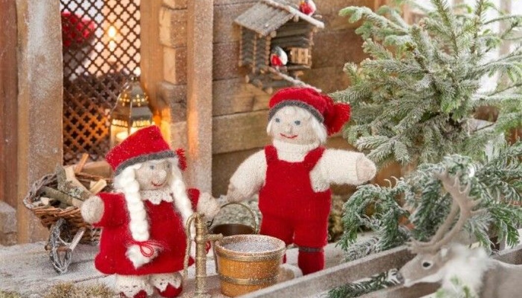 Gratis beskrivning: Sticka söta tomtebarn enkelt | Allas