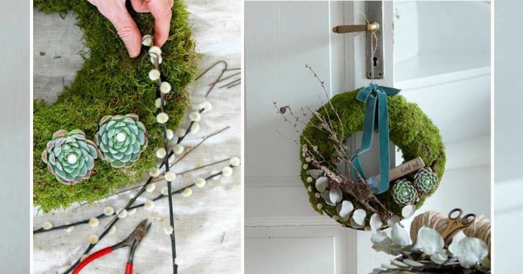 5 fina julkransar att dekorera med – så gör du dem | Allas